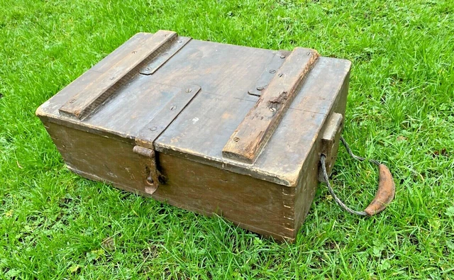 WW2 BRITISH ARMY Ammo Box. 1941 Wooden Original 303 Rds Excellent From ...