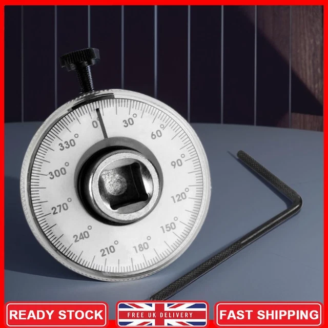 USEFUL TORQUE WRENCH Torque Meter Dial Angle Torque Gauge Auto Service ...