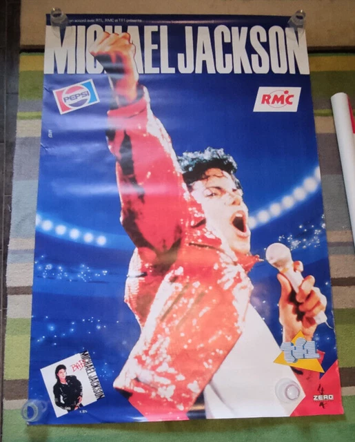 AFFICHE / POSTER original MICHAEL JACKSON CONCERT 1988 RARE EUR 199,00 ...