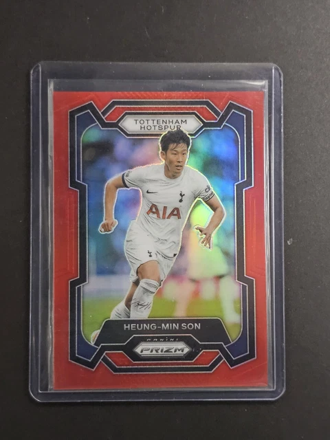 2023-24 PANINI PRIZM EPL Heung-Min Son Red Parallel /199 Auto Tottenham EUR 6,19 - PicClick IT