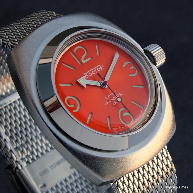 VOSTOK AMPHIBIA SANDWICH dial Custom Russian Dive Watch, New, Boxed, UK ...