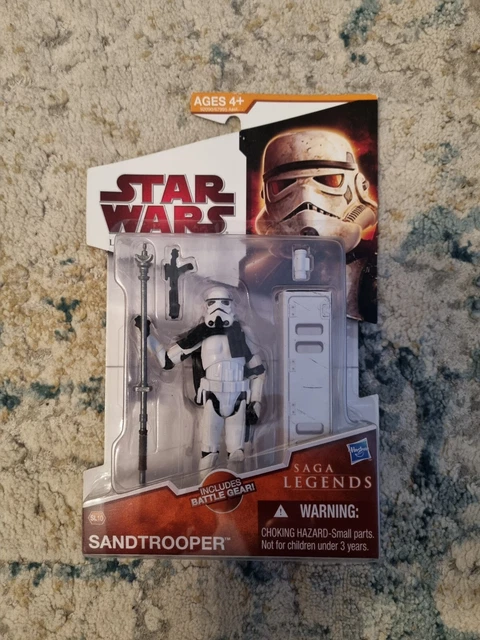 FIGURINE ARTICULÉE STAR WAR Legacy Collection Saga Legends Sandtrooper ...