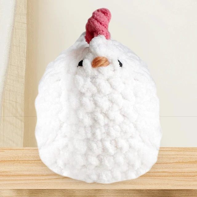 MINI CHICKEN DOLL Cute Chicken Crochet Animal Handmade Emotional ...