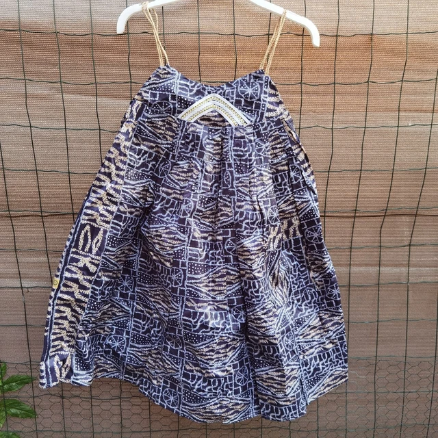 ROBE AFRICAINE FEMME, kaba, boubou en tissu pagne Ndop du Cameroun EUR ...