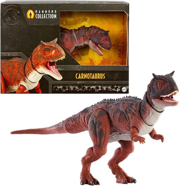 MATTEL JURASSIC WORLD Hammond Collection Fallen Kingdom Carnotaurus ...