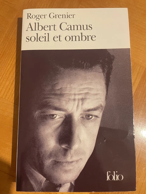 ROGER GRENIER, ALBERT Camus soleil et ombre. Une biographie intellectuelle EUR 1,50 - PicClick FR
