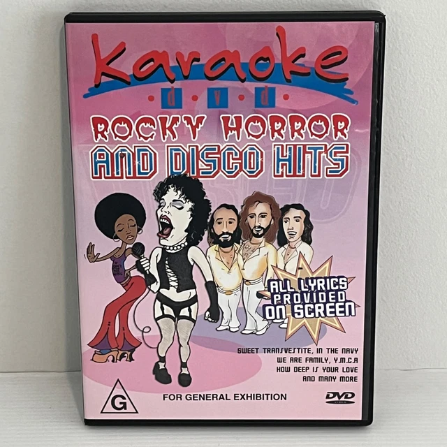KARAOKE ROCKY HORROR And Disco Hits DVD 2002 20 Tracks PAL & Lyrics On ...