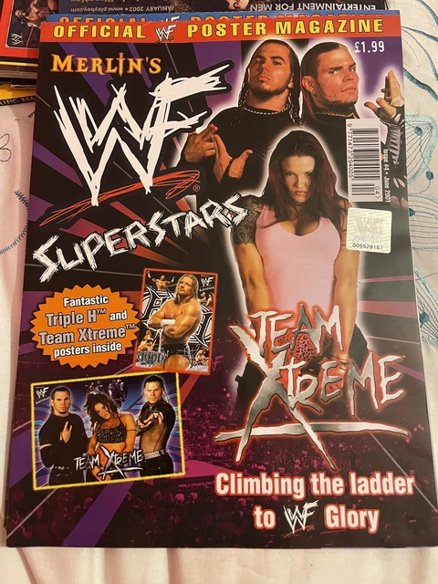 WWF MERLIN’S POSTER Magazine - Issue 4 - June 2001 £8.79 - PicClick UK
