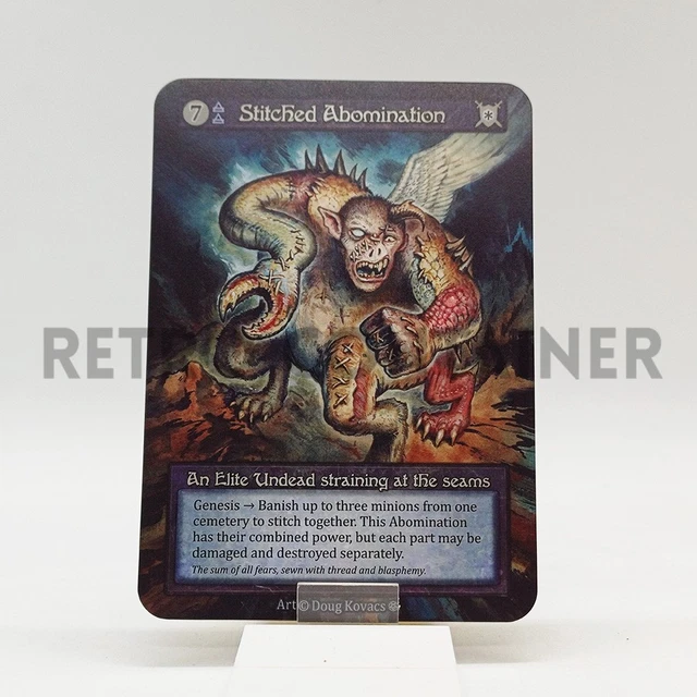SORCERY CONTESTED REALM GOTHIC - STTCHED ABOMINATION (NF) Elite £5.18 ...