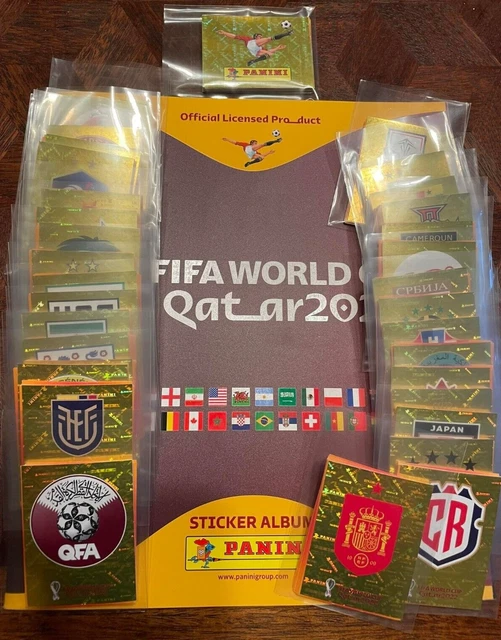 PANINI FIFA WORLD Cup Qatar 2022 Complete Set (All Stickers + Soft Cover Album) EUR 175,00 ...