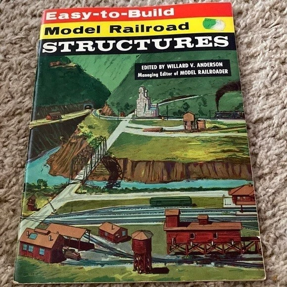EASY-TO-BUILD MODEL RAILROAD Structures Magazine Vintage Train Layout ...