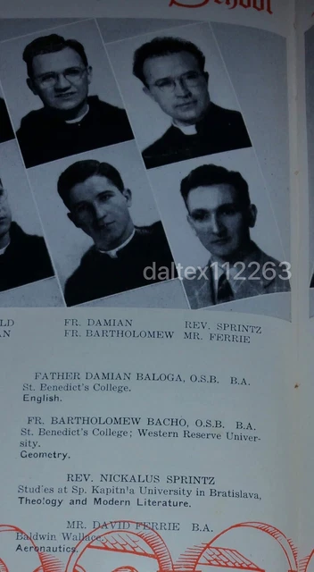 RARE DAVID FERRIE School Yearbook JFK Assassination Lee Harvey Oswald ...