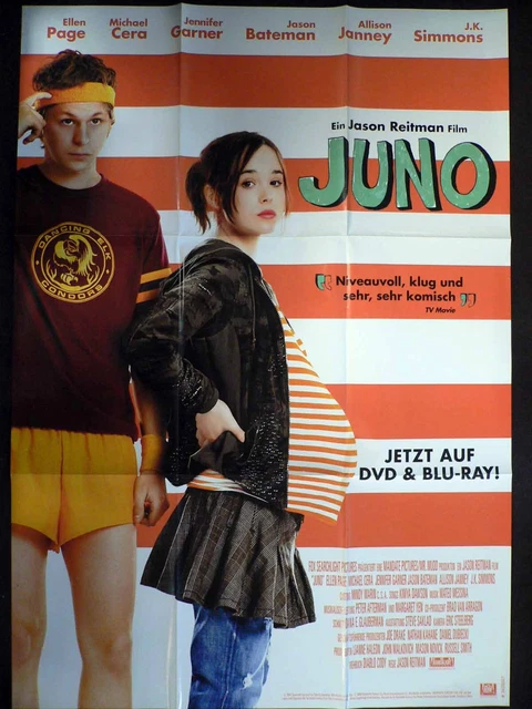 JUNO - ELLEN Page - Jennifer Garner - Videoposter A1 84x60cm gefaltet ...