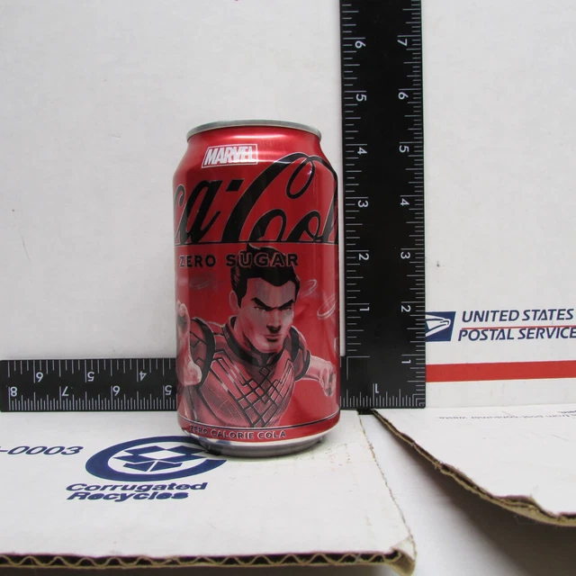 Empty Coke Zero 2024 Shang Chi 12 Ounce Aluminum Soda Pop Can Usa Coca
