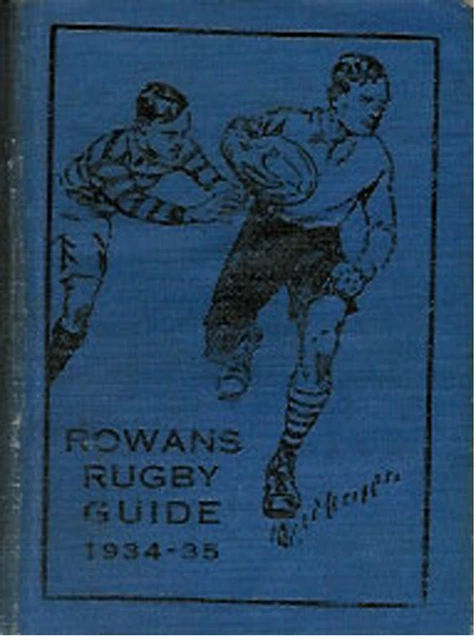 1934/35 ROWAN'S RUGBY Guide Scottish Rugby Annual Scotland £59.99 ...