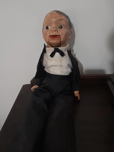 ANTIQUE 1920S /30'S Dapper Dan Composition Stuffed Body Ventriloquist ...