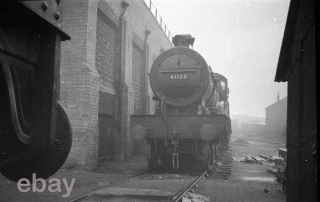 BR/LMS/MIDLAND 4-4-0 41120 early 1960s large format negative only £1.99 ...