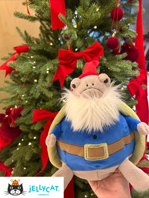 JELLYCAT CHRISTMAS TIMMY Turtle Plush Toy Garden Gnome Tags Dust Bag ...