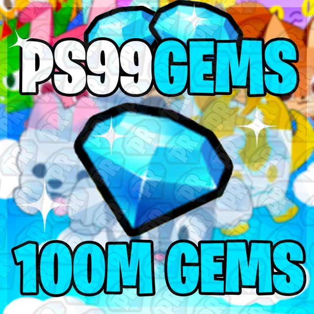 ROBLOX - PET SIMULATOR 99 (PS99) - 100M Gems - FAST & CHEAP! EUR 15,96 ...