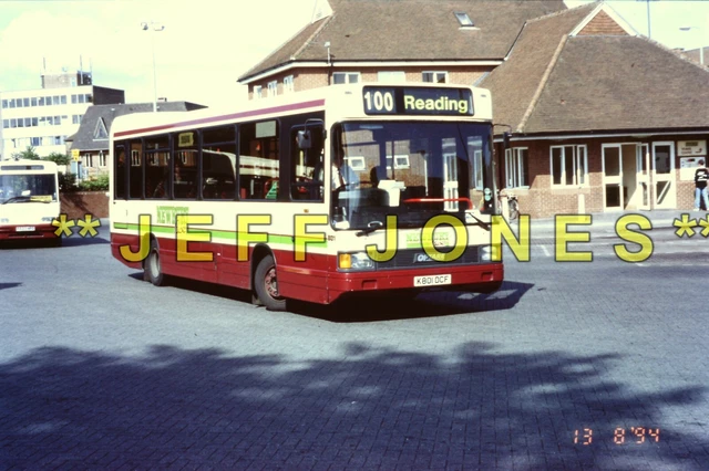 ORIGINAL 35MM BUS SLIDE-Newbury Buses MAN/OPTARE VECTRA 801 K801DCF ...