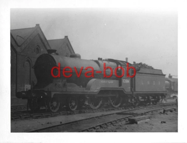 RAILWAY PHOTO LNER D11 62684 Wizard of the Moor GCR 4-4-0 Loco Location ...