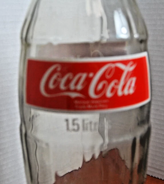 VINTAGE & COCA COLA COKE 1.5 LITERS " Large Glass Pop Bottle 13” $14.99 ...
