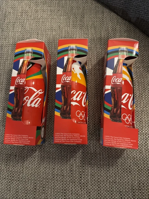 COCA COLA COMPLETE Set x3 Limited Edition 2012 London Olympics Full ...