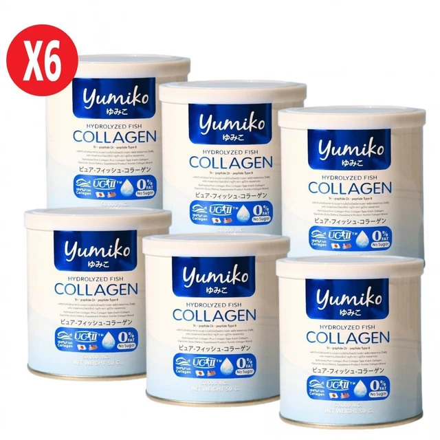 6X YUMIKO COLLAGEN Tripeptide Health Nourish Anti-Aging 50,000mg from ...