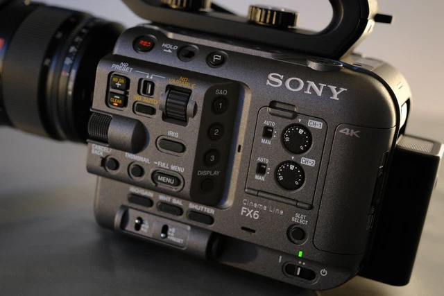 SONY FX6 FULL-FRAME Cinema Line Camera - Nearly New - ONLY 96 HOURS USE ...