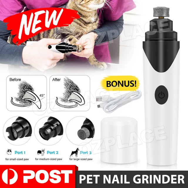 PET CLIPPERS DOG Cat Nail Claw Grooming Grinder Trimmer Electric Nail ...