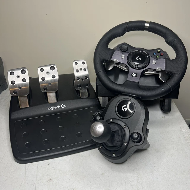 LOGITECH G920 DRIVING Force Racing Wheel + Pedal + Shifter Included ...