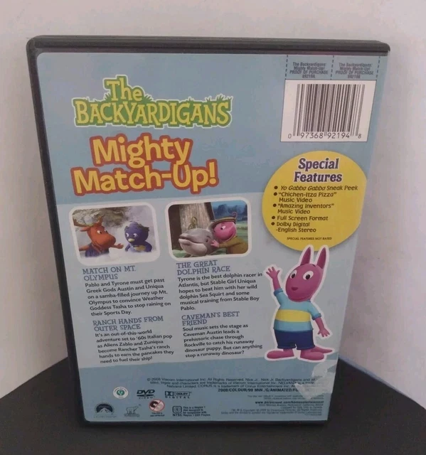 BACKYARDIGANS - MIGHTY Match-Up (DVD, 2008, Canadian) $10.00 - PicClick CA