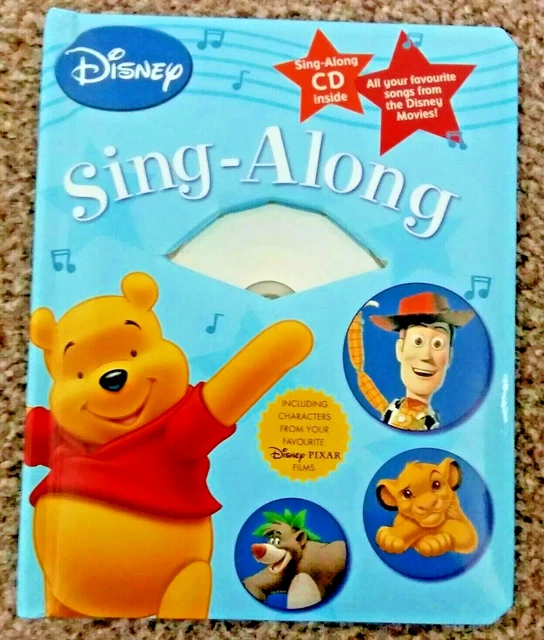 DISNEY SING ALONG Book And CD All Your Favourite Songs From The Disney ...