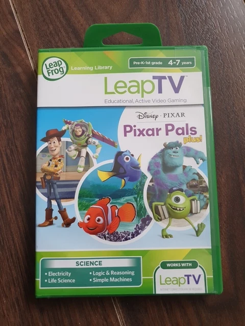 DISNEY PIXAR PALS Plus Leap TV Educational Gaming System Game £6.99 ...