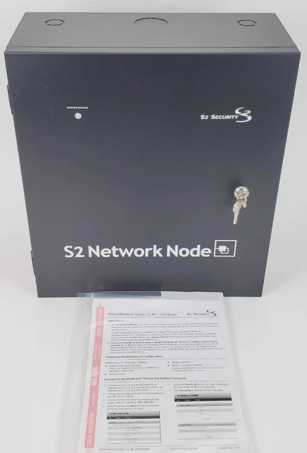 LENEL S2 NETWORK Node S2-NN-E2R-WM Access Control, New In Box. $1,350. ...