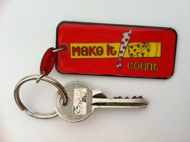 BBC CHILDREN IN Need PUDSEY BEAR MAKE IT COUNT KEYRING NEW £2.99 ...