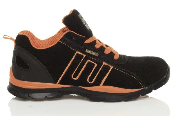 MENS FLAT LOW Heel Sporty Steel Toe Cap Safety Boots Trainers Size 8 42 ...