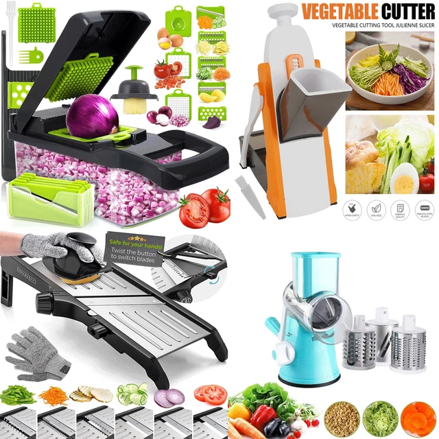 PROFESSIONAL MANDOLIN VEGETABLE Slicer Julienne Cutter Chopper Fruit ...