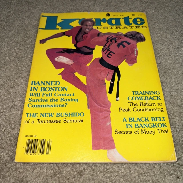KARATE ILLUSTRATED MAGAZINE April 1981 Vol 12 #4 Steve “Nasty” Anderson ...