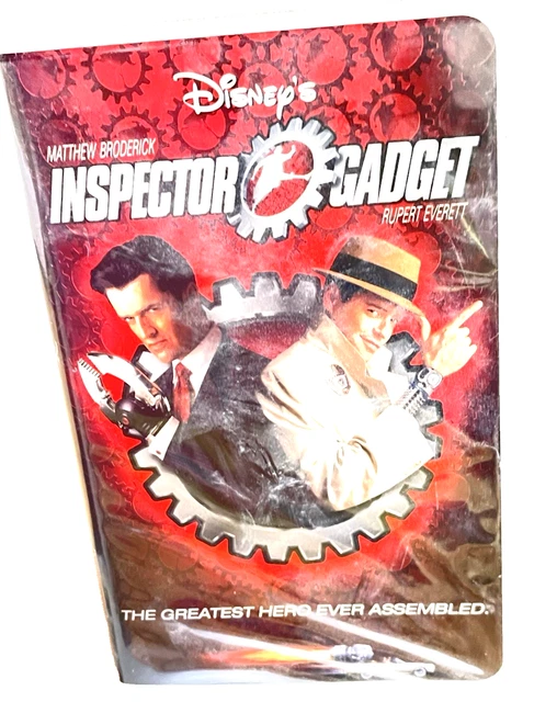 VINTAGE DISNEY INSPECTOR Gadget VHS Cassette Clamshell Case Matthew ...