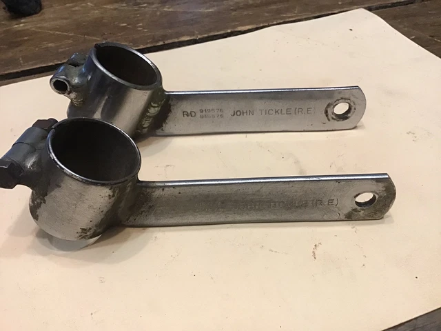 BSA TRIUMPH ROYAL Enfield 34mm John Tickle headlight brackets £21.48 ...