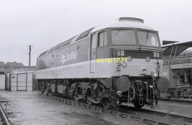 ORIGINAL RAILWAY PHOTOGRAPHIC negative Class 47 47704 at Springs Branch ...