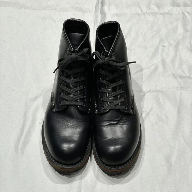 RED WING DISCONTINUED Beckman 9014 US: 7.5 Leather Black From Japan ...