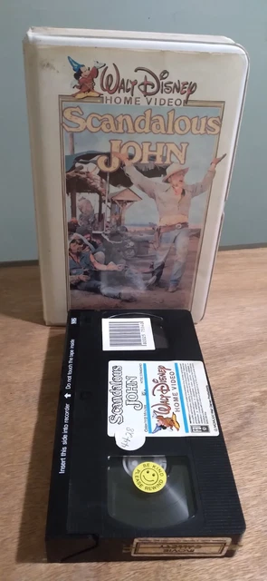 WALT DISNEY SCANDALOUS John VHS Tape Home Video Large Clamshell 1971 Ex ...
