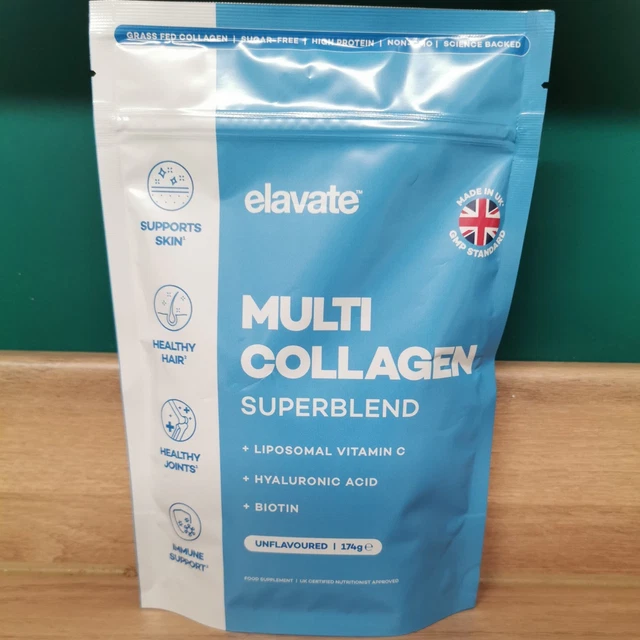ELEVATE ELAVATE MULTI Collagen SuperBlend Unflavoured 174g £20.42 ...