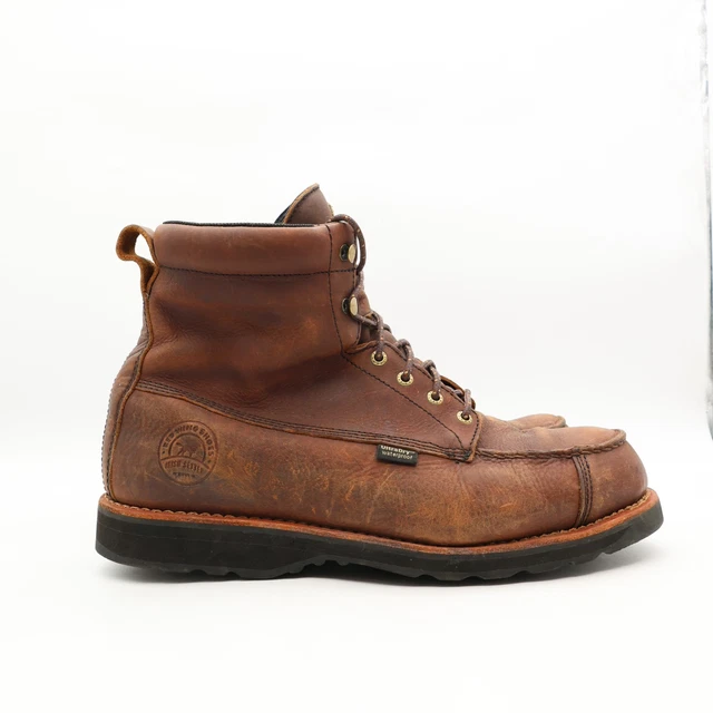RED WING IRISH Setter Hunt 807 Men's 14 D Moc Soft Toe Work Boots Brown ...