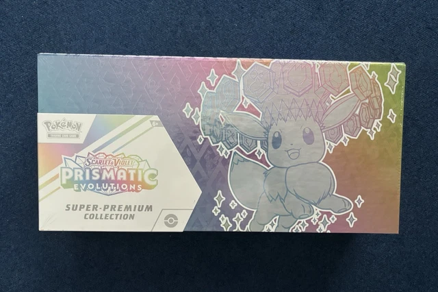 POKÉMON TCG PRISMATIC Evolutions Super Premium Collection Sealed Box £ ...