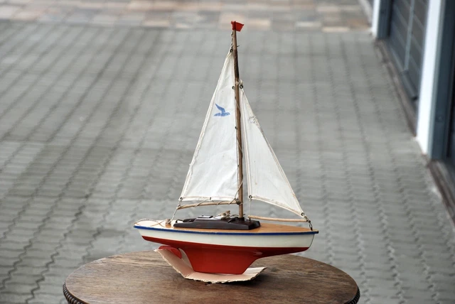 SEGELBOOT SEGELYACHT SEIFERT / Günther 60er Jahre Vintage Boot Möve EUR ...