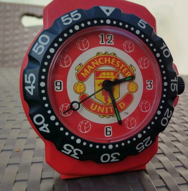 MANCHESTER UNITED RARE 1997 Alarm Clock, Wesco Fully Working Nice Used ...