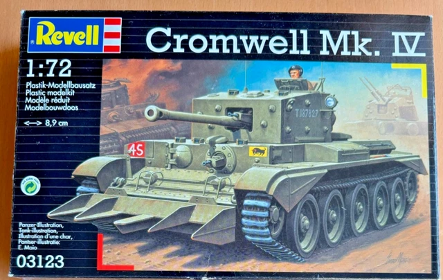 REVELL 1:72 CROMWELL Mk.IV Tank kit #03123 NOS FREE UK POST £22.00 ...
